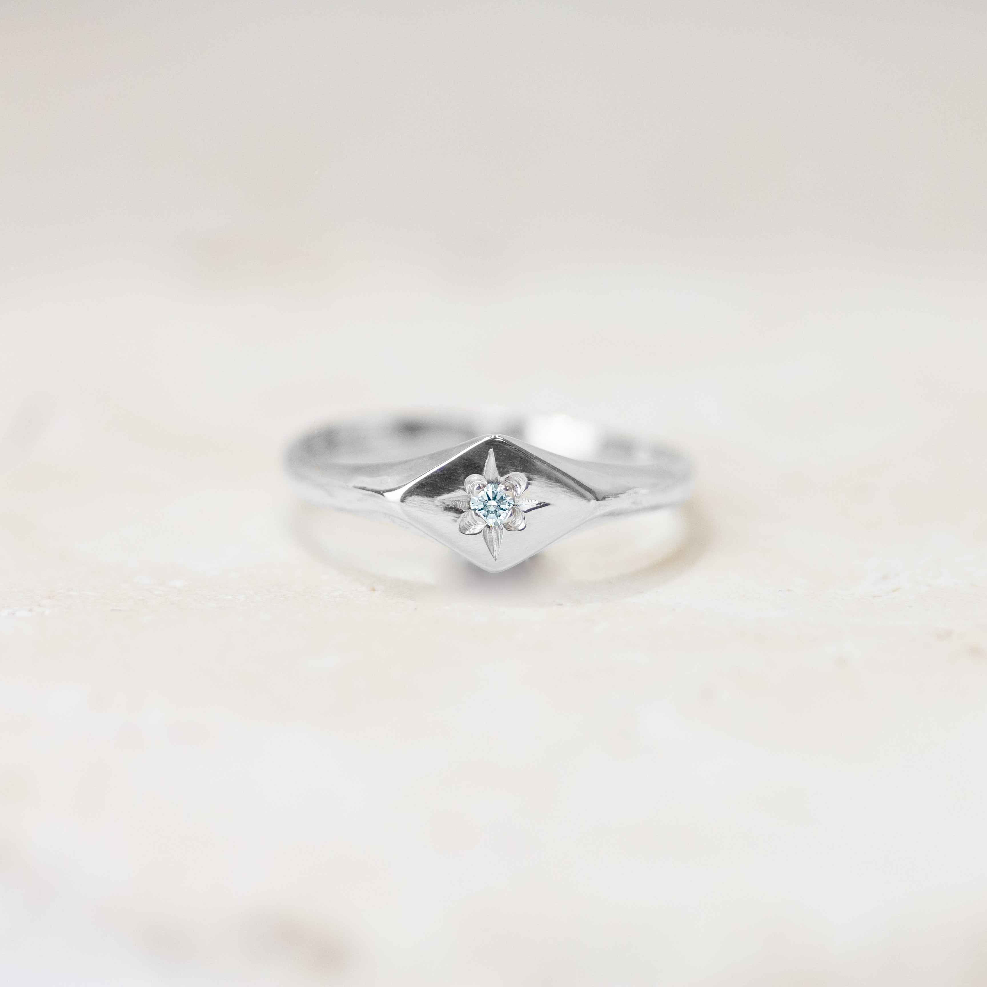Celeste Signet | Diamond – Jane Finch Jewellery